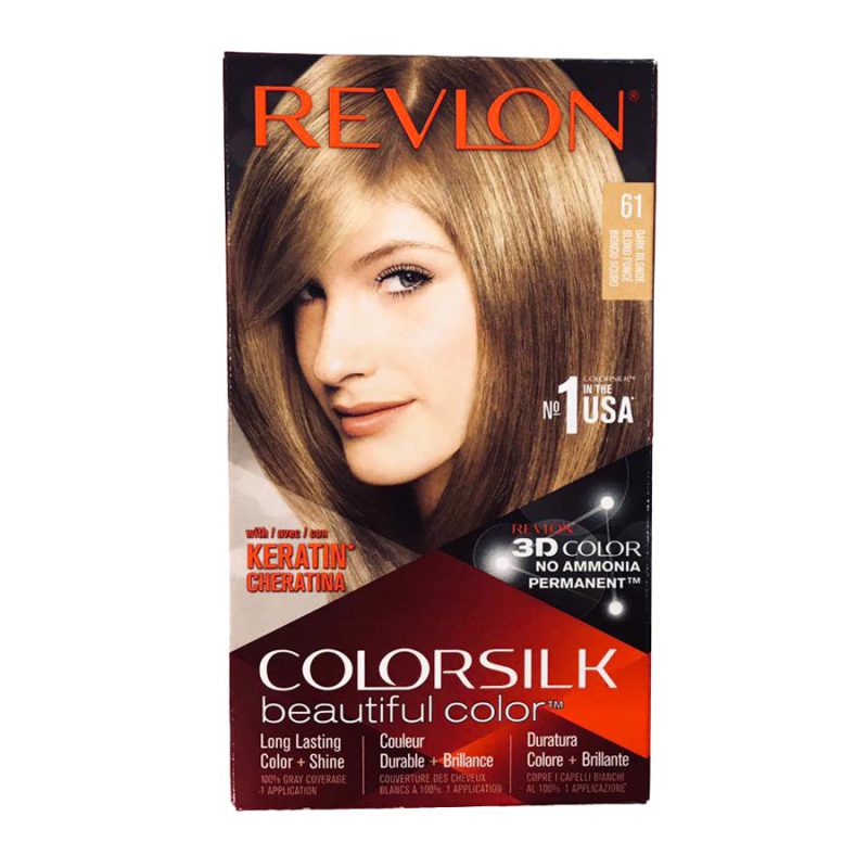 قیمت و خرید رنگ مو بدون آمونیاک رولون بلوند تیره شماره 61 Revlon ...